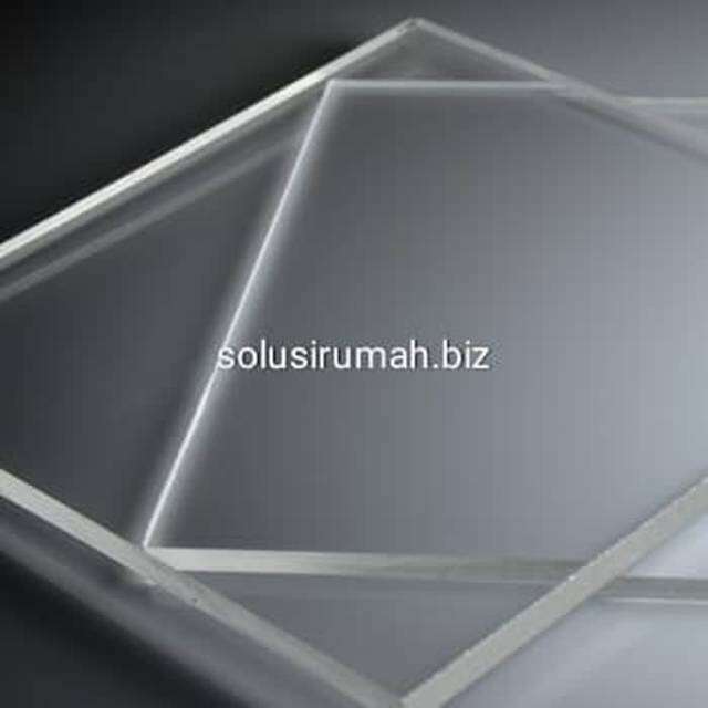 Acrylic Akrilik Sheet Custom mika Lembaran 6mm bening /100cm lih desc ...
