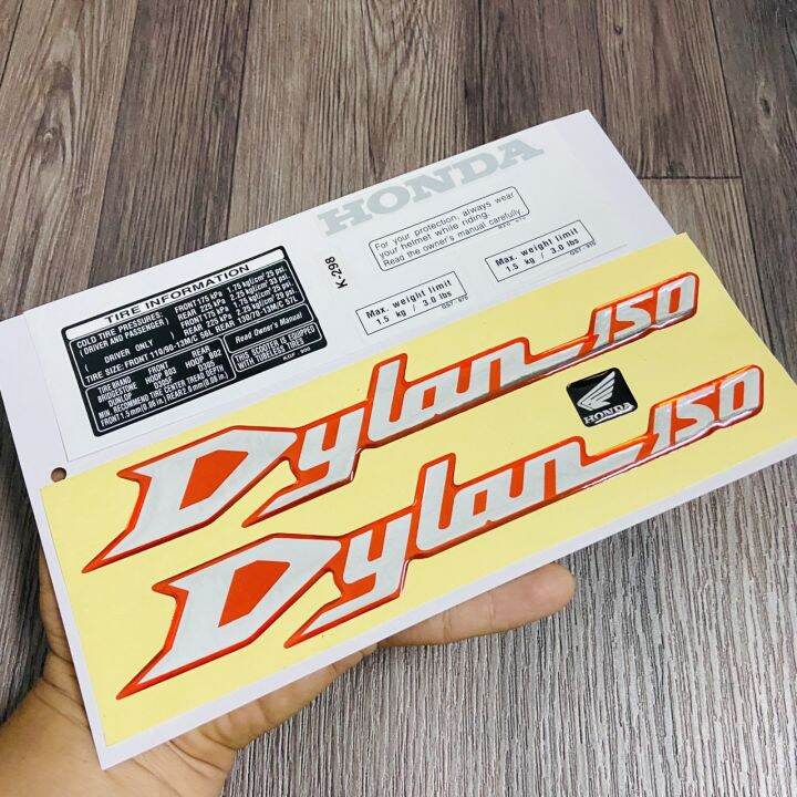 [DYLAN TRẮNG ĐỎ) TEM DÁN XE DYLAN 150CC CAO CẤP NHƯ TEM ZIN (CÓ THÔNG ...