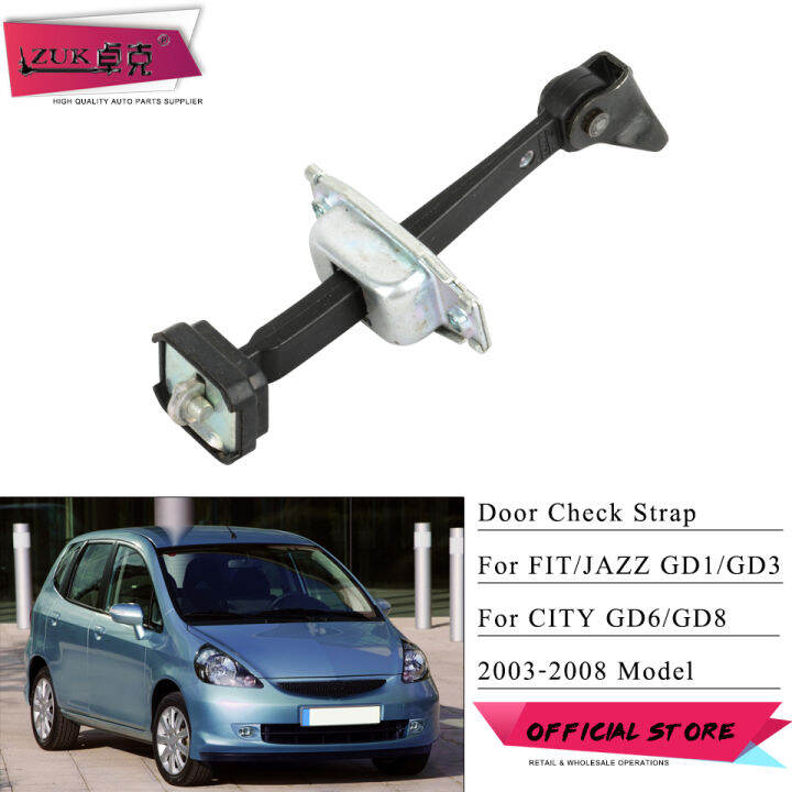 ZUK Car Door Check Strap Checker For HONDA FIT JAZZ CITY GD1 GD3 GD6 ...