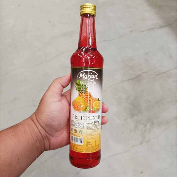 Marjan Boudoin Sirup Rasa Fruitpunch Marjan Sirup Kental 460 Ml ...