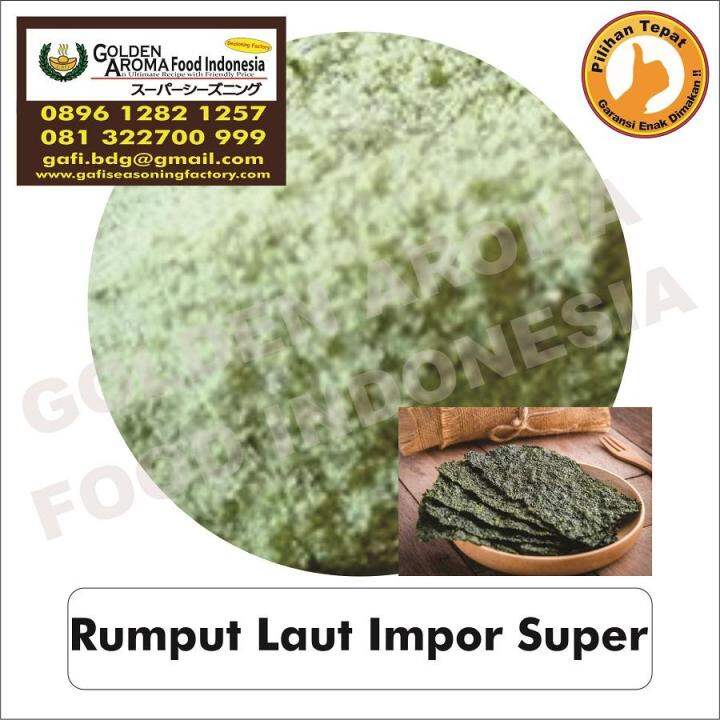 Bumbu Tabur Rumput Laut Impor Super 1 Kg Jual Bubuk Rumput Laut Super ...