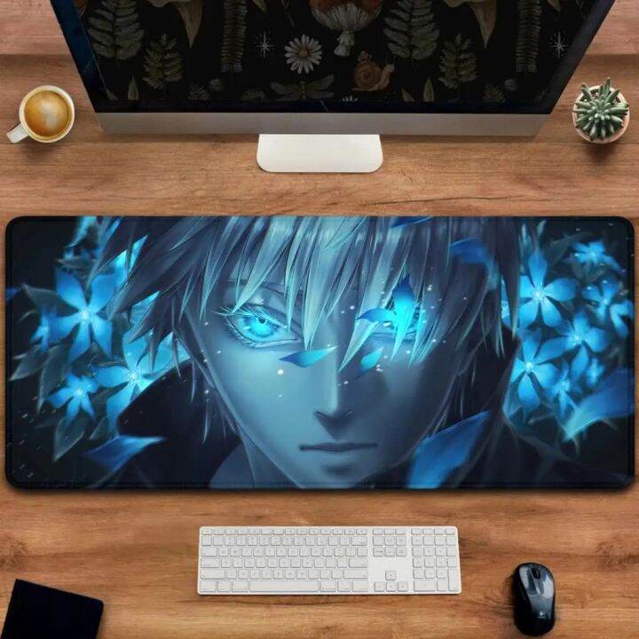 Large Jujutsu Kaisen 90x40cm Desktop Satoru Gojo Desk Anime Gaming Pad ...