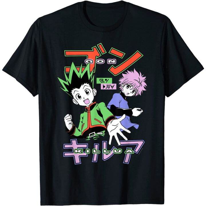 Hunter Adult Clothes x Hunter Gon and Killua T-Shirt | Lazada.co.th
