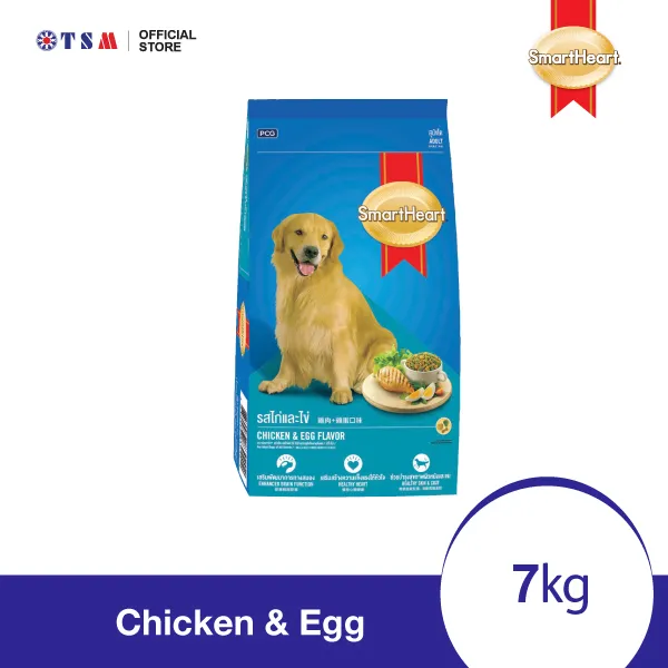SMART HEART DOG FOOD - CHICKEN 'N' EGG 7KG | Lazada