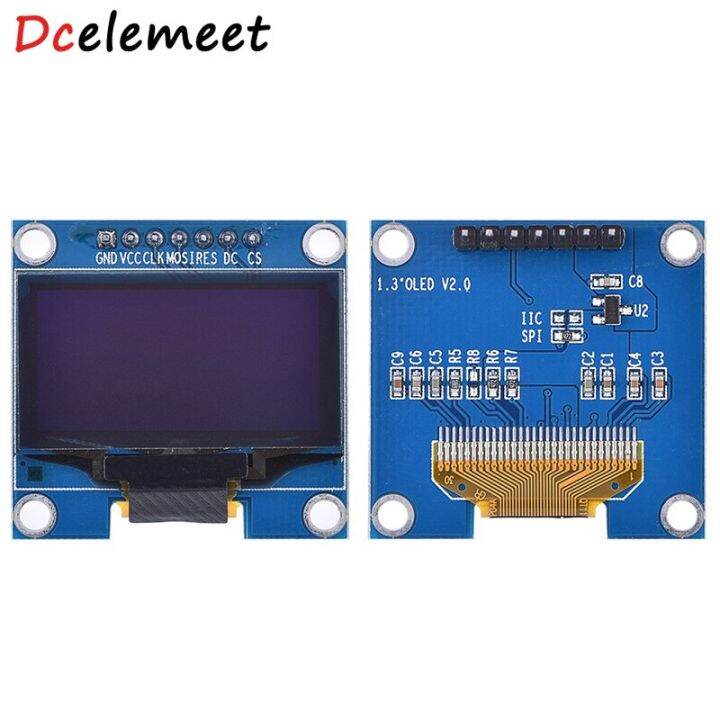 RoHS 1.3 inch OLED module white/blue SPI/IIC I2C Communicate color ...