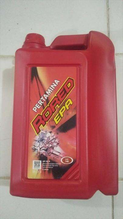Oli gardan Pertamina Rored EPA GL4 sae 140 5 liter galon | Lazada Indonesia