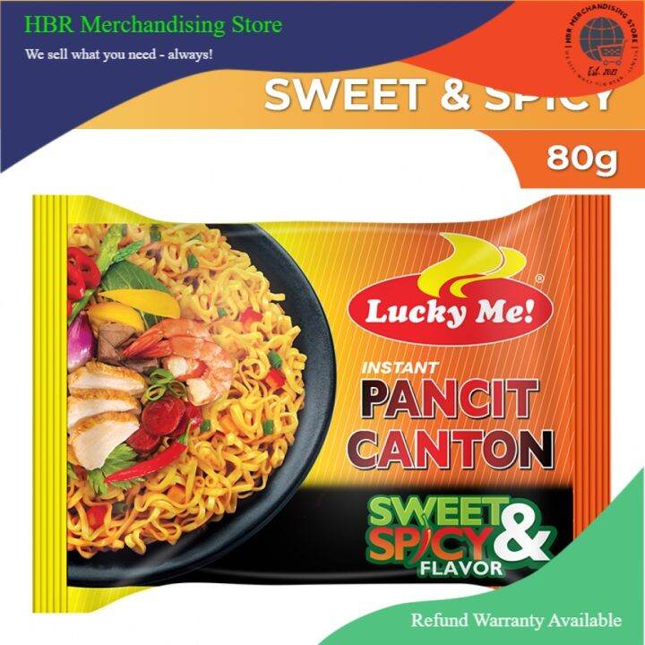Lucky Me! Pancit Canton Sweet And Spicy 80g | Lazada PH