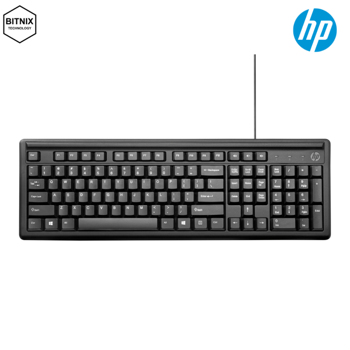 HP Keyboard 100 Standard Office Wired Keyboard | Lazada