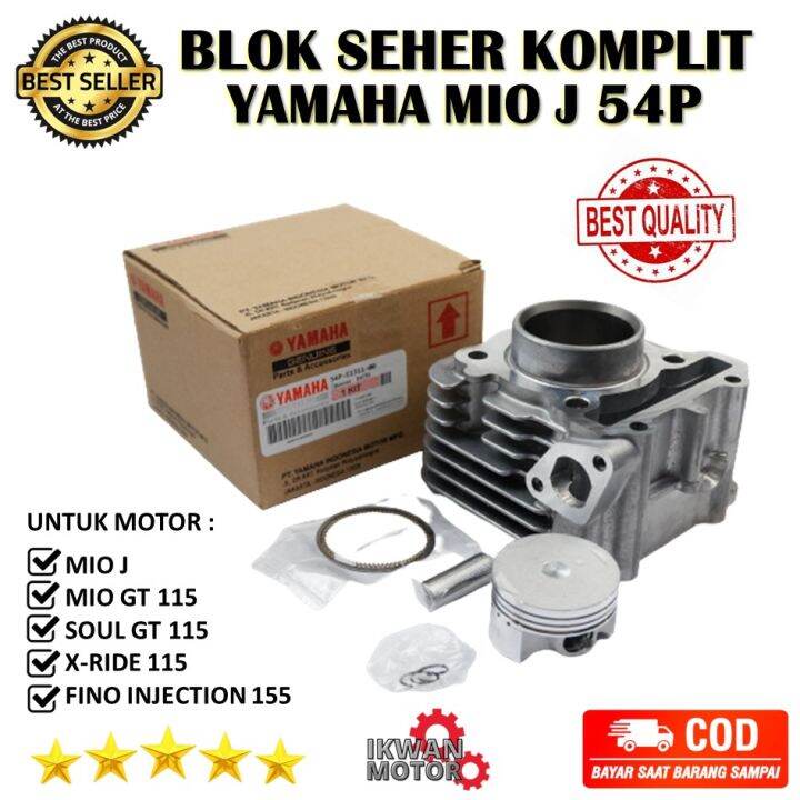 Blok Seher Paketan Yamaha 54P Mio J - Soul Gt 115 - Fino 115 - Xreet - Cylinder Boring Blok ...