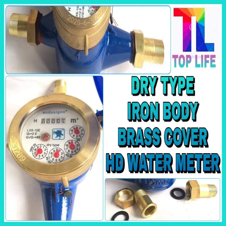 TOP LIFE UD-9903 HD Water Meter Heavy Duty Brass body with MAYNILAD ...
