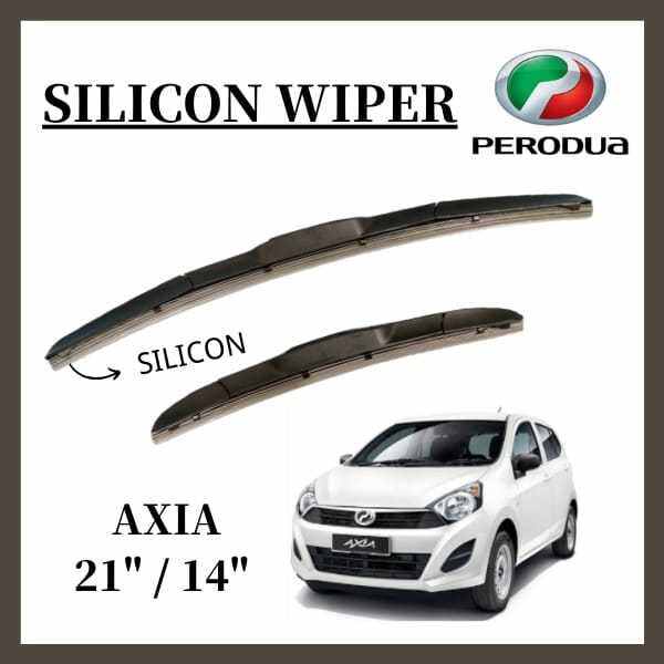 Perodua AXIA Original silicone Wiper Blade (1SET) | Lazada