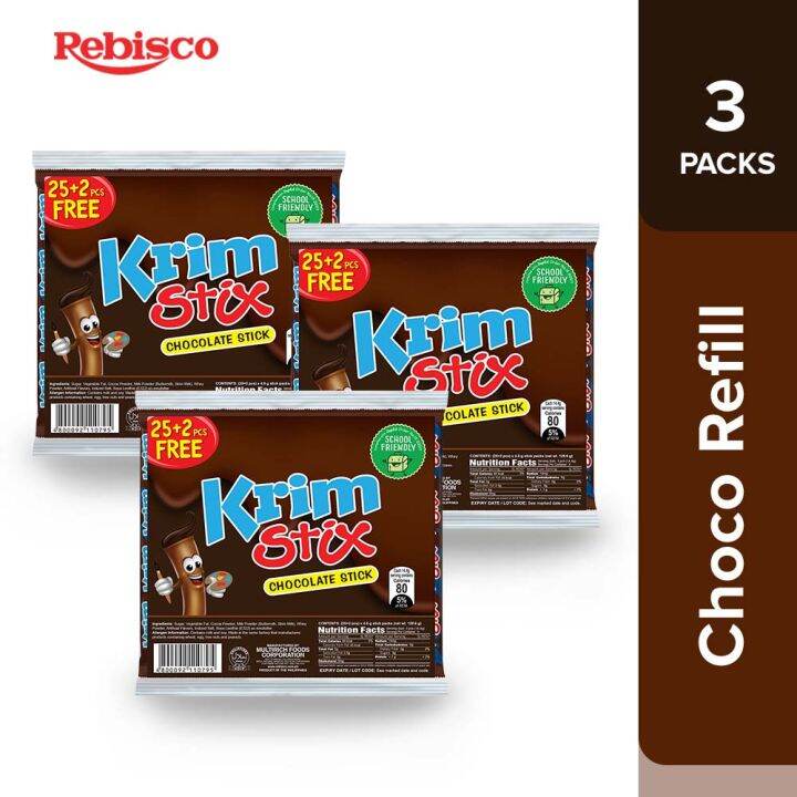 Krimstix Choco 25s +2 pcs (Set of 3) | Lazada PH