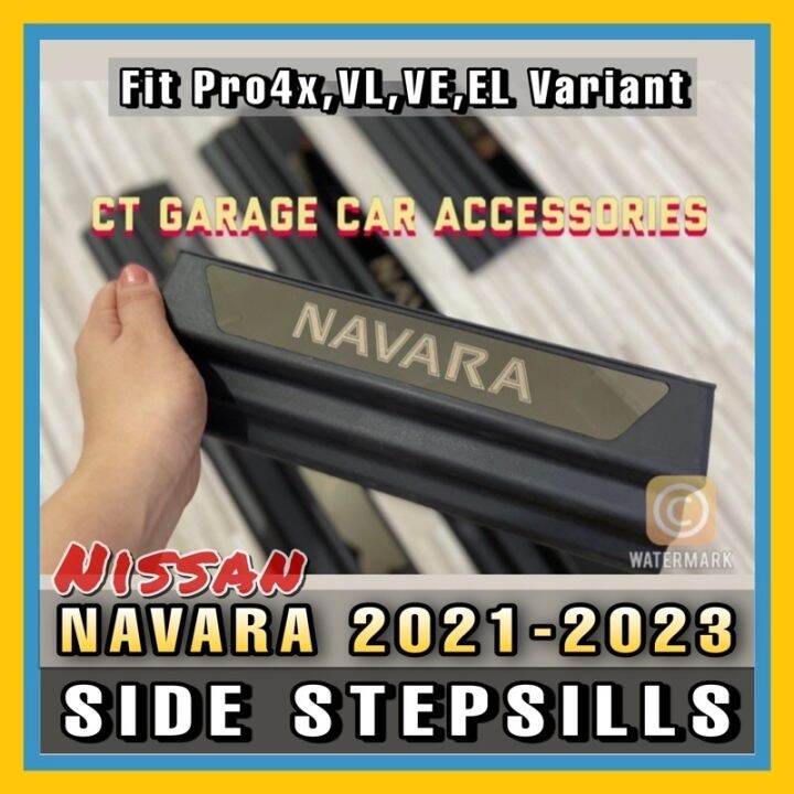 NISSAN NAVARA 2021-2023 SIDE STEP SILL (navara accessories) led oil ...
