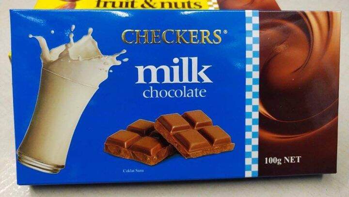 Checker’s milk chocolate bar 100g | Lazada PH
