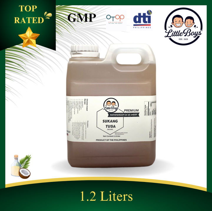 1.2 Liters PURE Sukang Tuba | Coconut Sap Vinegar | CHEMICAL FREE ...
