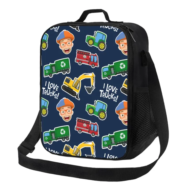 【In Stock】 Blippi Aluminium Foil Insulated lunch bag Portable School ...