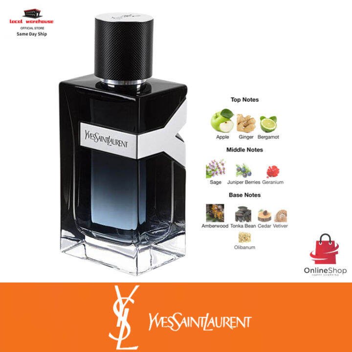 Original YVES SAINT LAURENT YSL Y EDP/EDT/Le Parfume 100 ml Perfume for Men,spray,with sealed ...