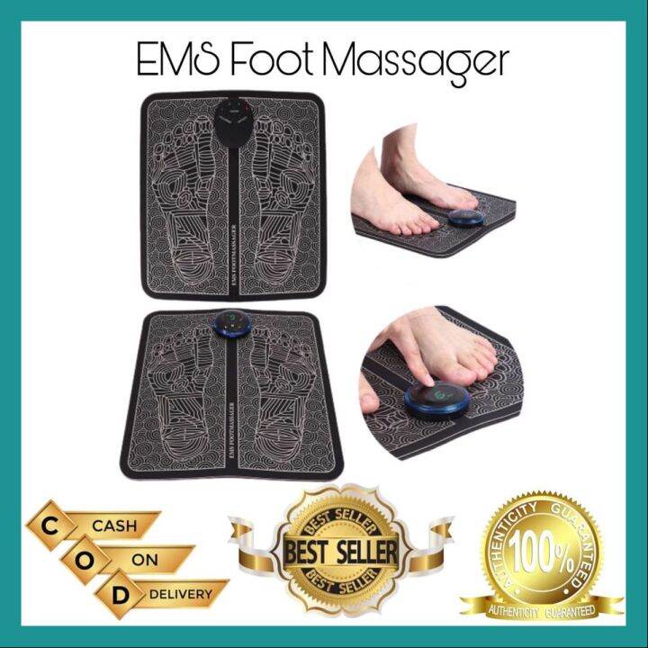 ORIGINAL Dr Health EMS Foot Massager Machine Therapy Foot Massage Pad ...