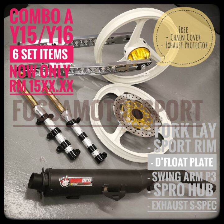 Dynopro D-float Disc Plate 267mm Swing Arm Std Y15ZR SPRO HUB Sport Rim ...