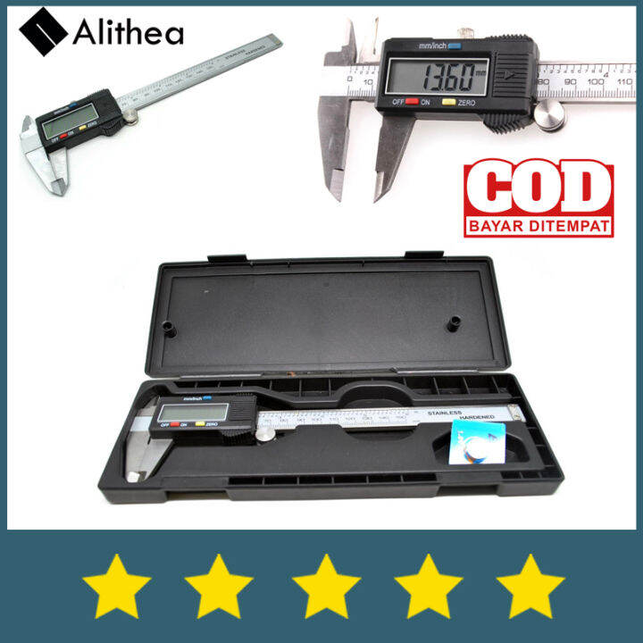 Sigmat Digital Stainless Murah Vernier Caliper Digital LCD - Alat Pengukur Ketebalan / Kedalaman ...