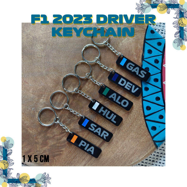 Formula 1 F1 2023 Driver Name Keychain | Lazada PH
