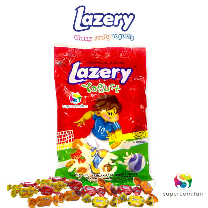 LAZERY Permen Yogurt Pack 100 Gram (isi 40 pcs) | Lazada Indonesia