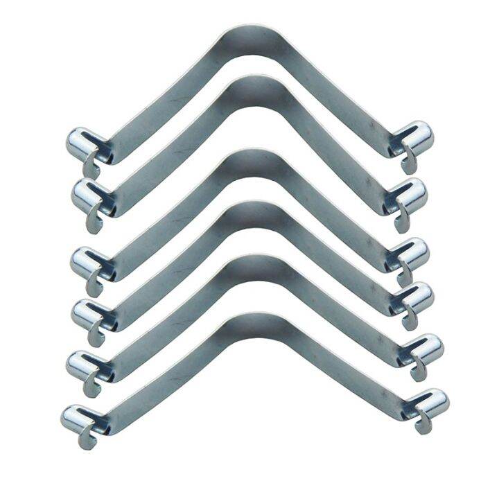 50 Pieces 6mm Double Button Clips Kayak Paddle Snap Spring Clip Tent ...