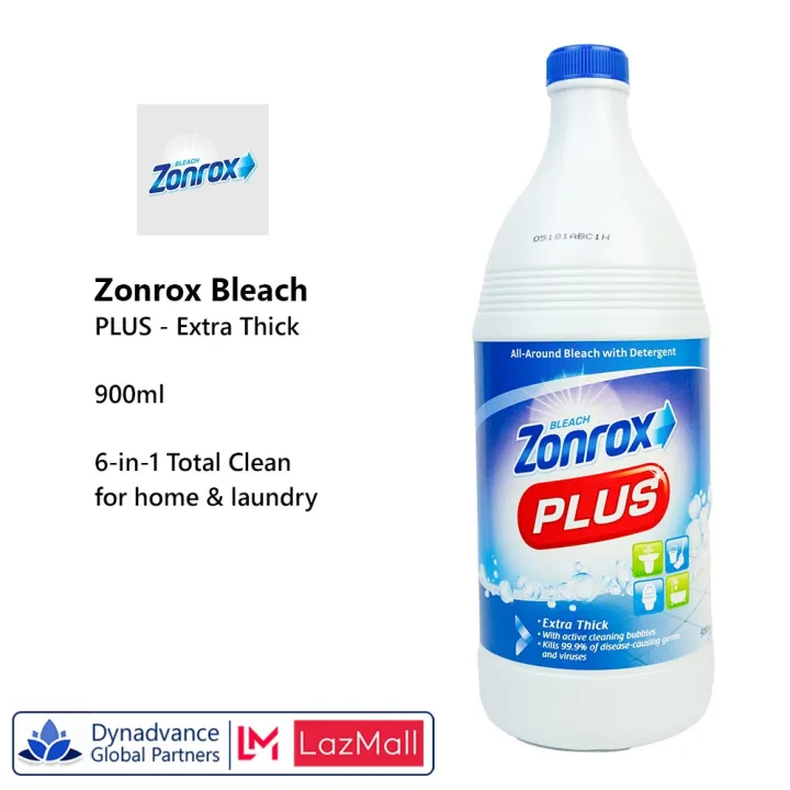 Zonrox Bleach Plus 900ml Extra Thick Bleach All Around Bleach with ...