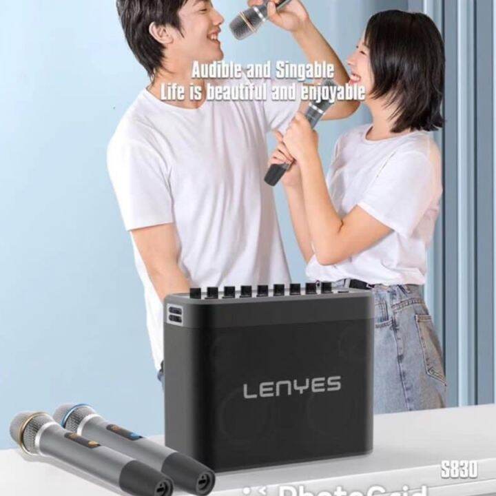 Lenyes S830 Speaker Bluetooth Karaoke Party WIreless 5.0 Tws Twins | Lazada Indonesia