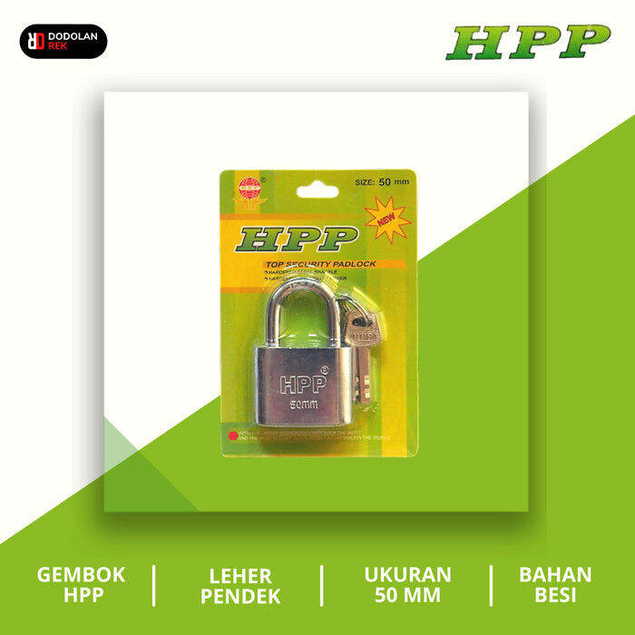 Gembok HPP Leher Pendek 50mm - Harga Per Biji | Lazada Indonesia
