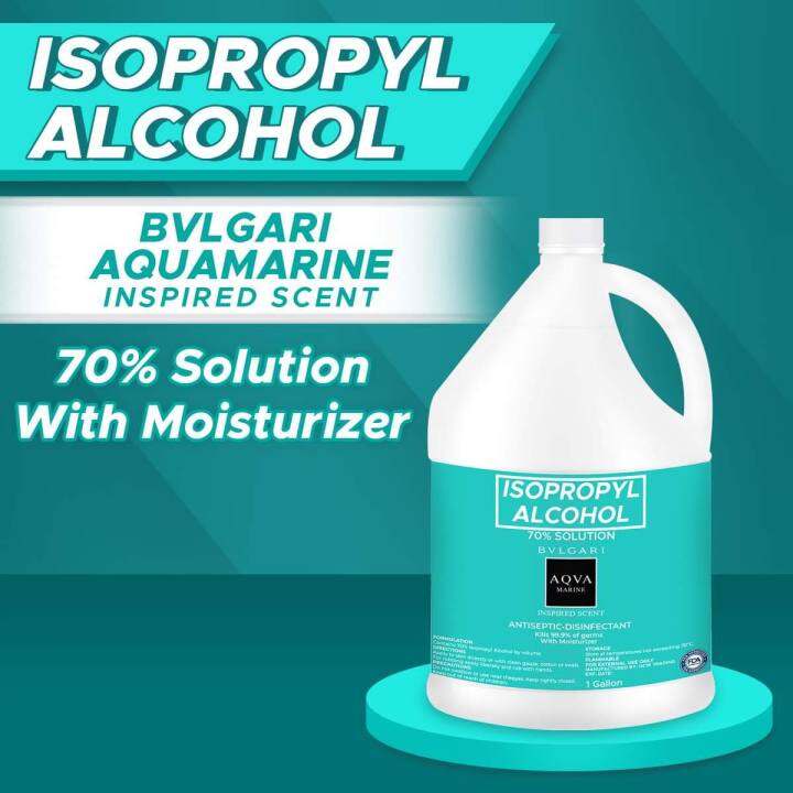 AQUA MARINE BVL GARI 1 GALLON 70% scented ISOPROPYL ALCOHOL WITH ...