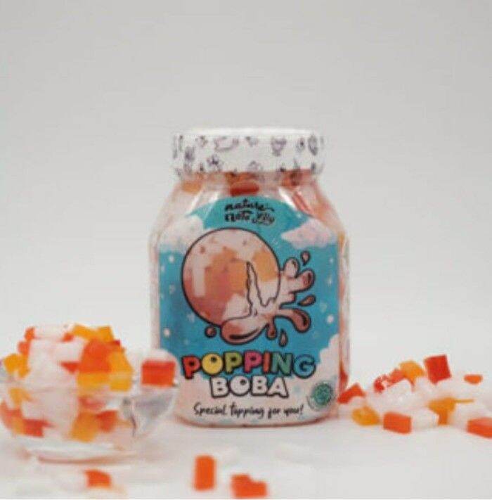 Nata jelly popping Rainbow Jelly poping Bobba boba bubble Babel ...