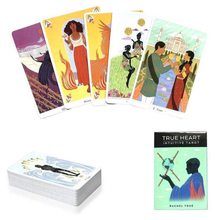 The True Heart Intuitive Tarot Cards Deck Games English Guidebook ...
