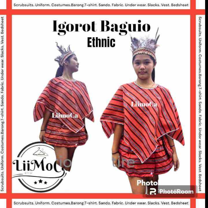 L.CO'S NEW ETHNIC COSTUME/IGOROT SET/TRADITIONAL ATTIRE IN BAGUIO FOR ...