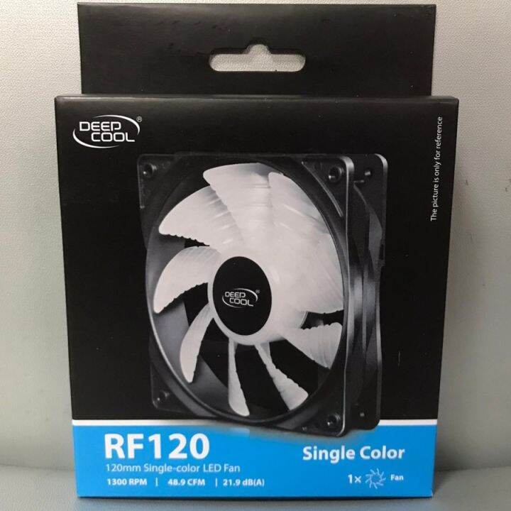 Fan Case Deepcool Rf120 Led Fan Casing 12Cm Single Color Rf120B Rf120R ...
