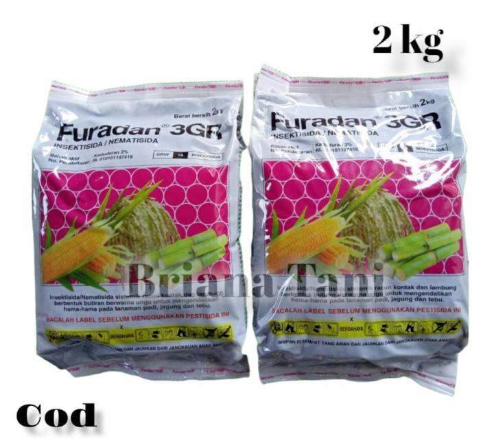 FURADAN 3gr 2KG Insektisida Ampuh Berbentuk Butiran Kemasan 2kg ...