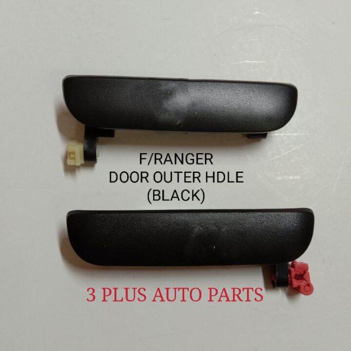 FORD RANGER DOOR OUTER HANDLE (BLACK) | Lazada