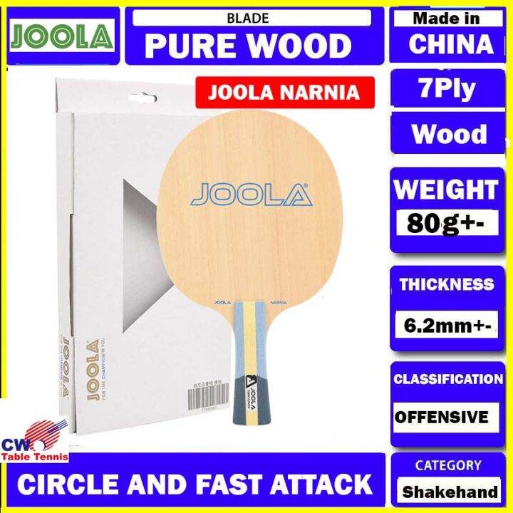 Joola Narnia Children Kids Professional Narnia Table Tennis Racket Student 7-layer Pure Wood ...
