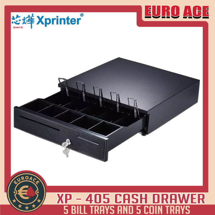 EURO ACE XP-405 Heavy Duty Cash Drawer Manual and Automatic POS System ...
