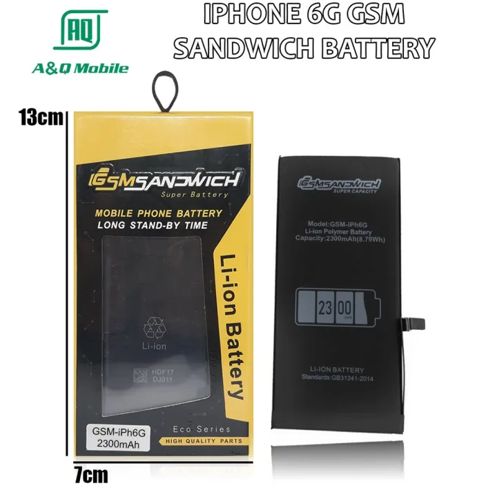 iphone 6g gsm sandwich super battery 2300mah | Lazada PH