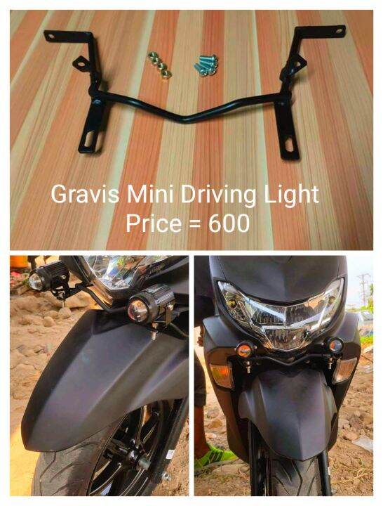 Mini Driving Light Bracket For Yamaha Mio Gravis Version 1 | Lazada PH