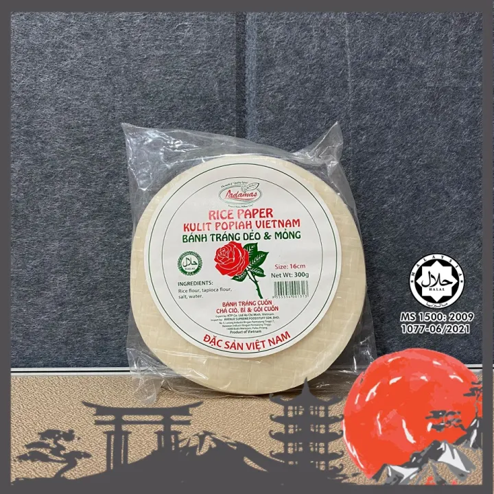 Vietnam Rice Paper 22CM 300gm Kulit Popiah | Lazada