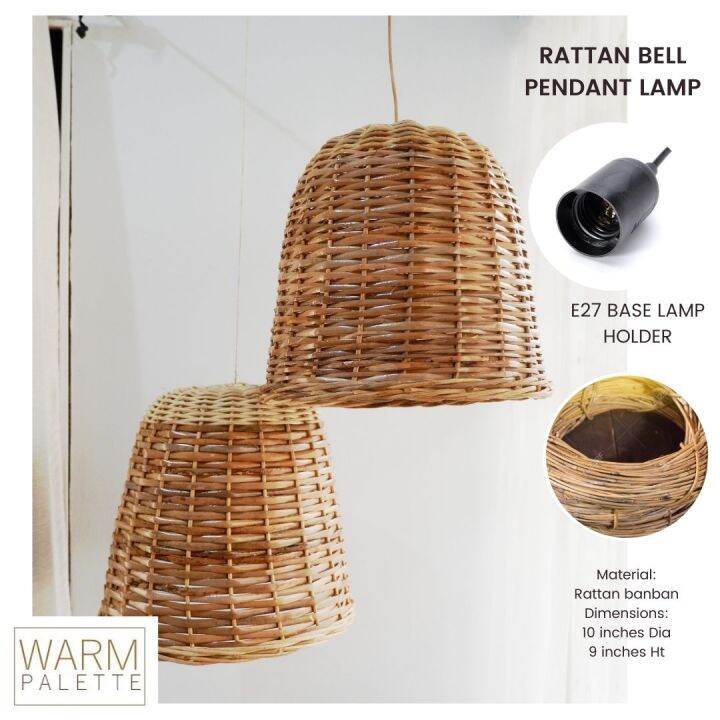 Rattan Bell Pendant Light | Lazada PH
