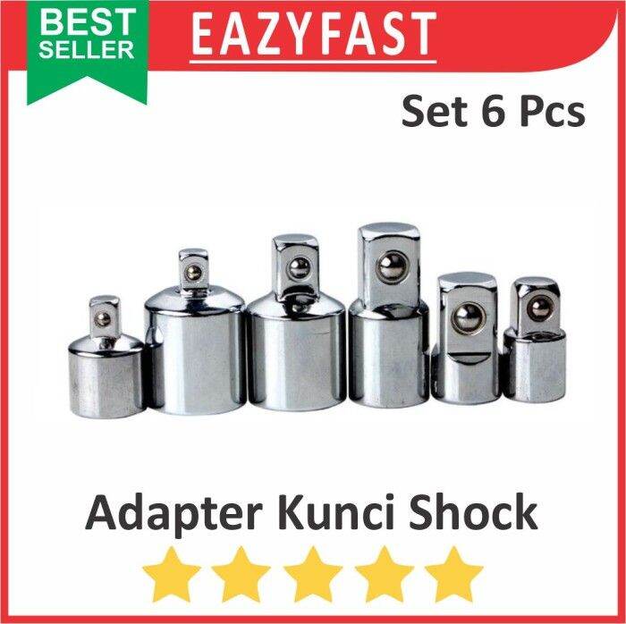 Converter Adapter Kunci Shock Sok Shok Socket Set 1/4 3/8 1/4 Adaptor ...