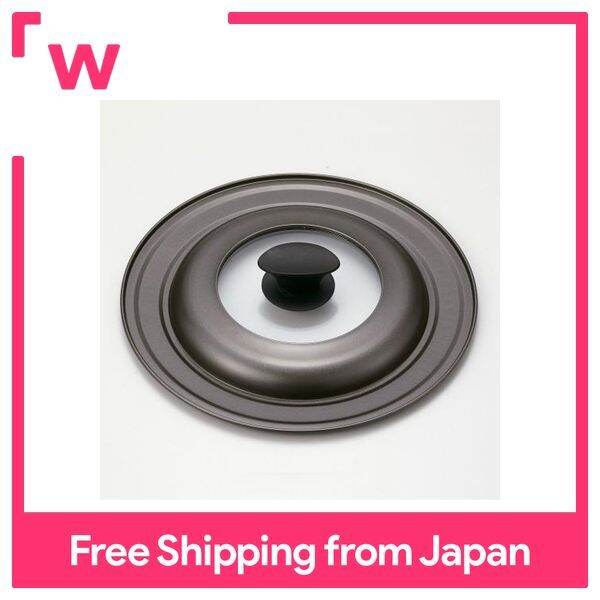 [TAKEHARA] Lid for Frying Pan 24-28cm with Glass Window L | Both Sizes / Fluoroplastic Coated ...