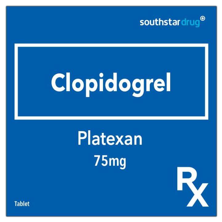 Rx: Platexan 75mg Tablet | Lazada PH