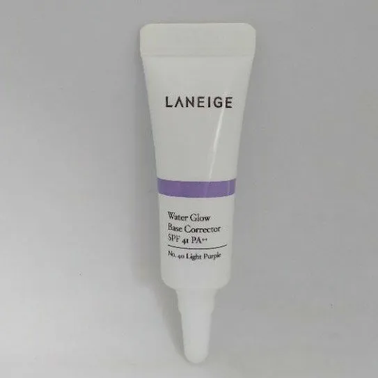 Laneige 3ml water glow base corrector spf 41pa+++ no.40 light purple ...