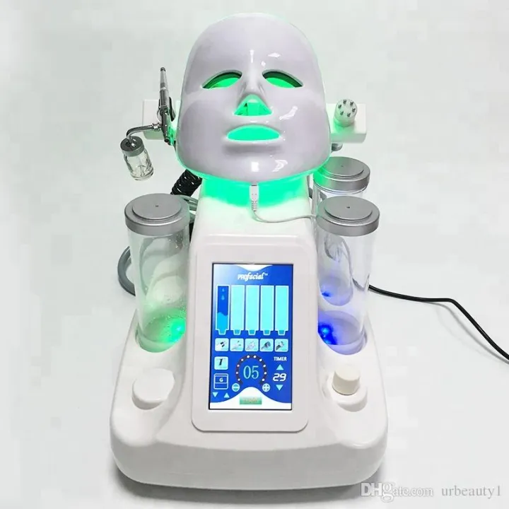 7 in 1 Hydra Facial Rf bio skin Lift Oxyjet ultrasonic Cold hammer ...