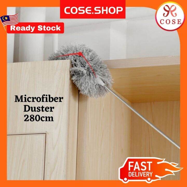 COSE 280cm Microfiber Duster Kipas Syiling Long Ceiling Fan Duster Bulu ...