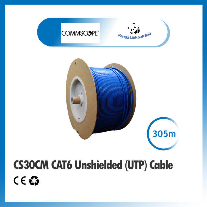 Commscope CS30CM CAT6 Unshielded (UTP) Long Cable 305M | Lazada